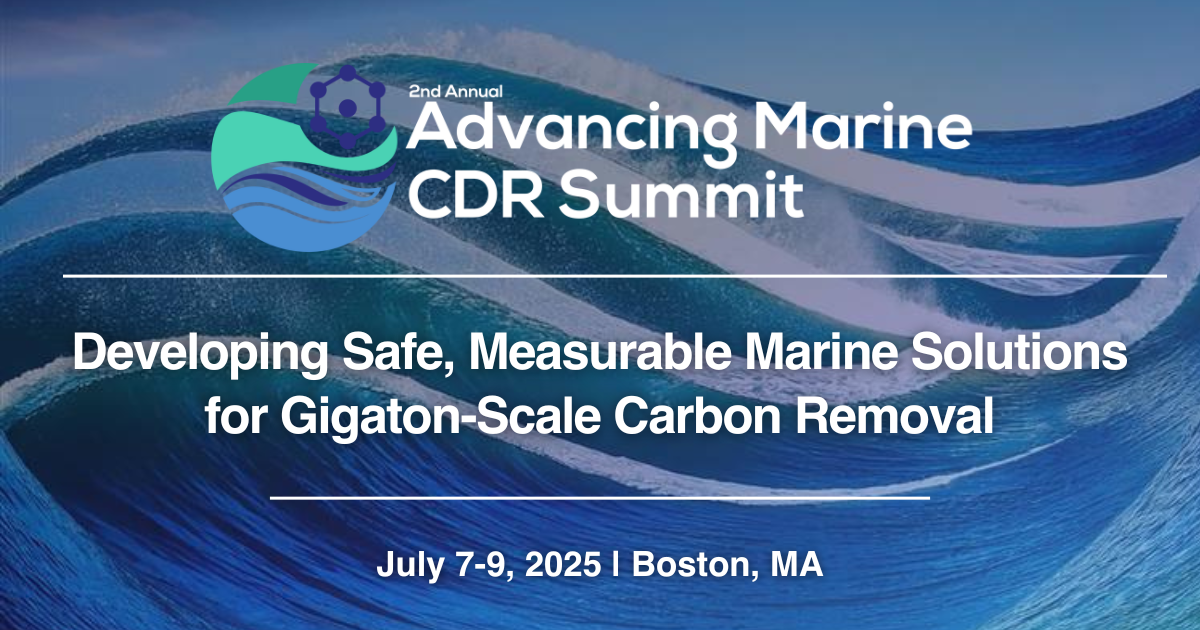 2nd Advancing Marine CDR Summit 2025